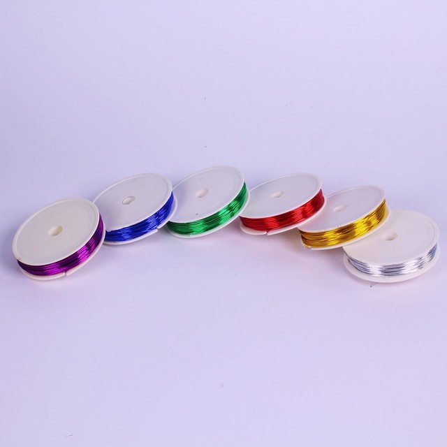 Coloured Metal Craft Wire for Kids Bendy Mouldable & Assorted Colours 6 ...