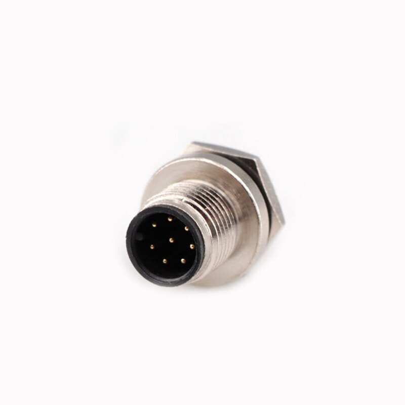 M12 Sensor Connector Adapter Aviation Male Female A Code Circular Plug ...