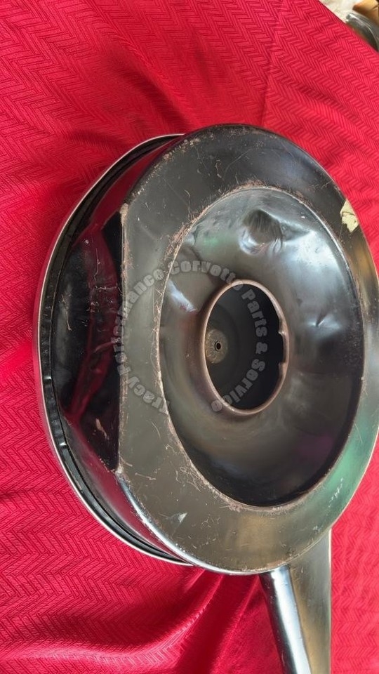 1965 Chevrolet 396/425 HP Used Original 17" Single Snorkel Air Cleaner ...