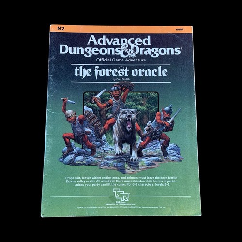 The Forest Oracle (Dungeons & Dragons Module) TSR 1984 – Stapled ...