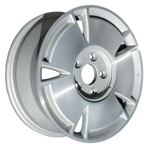 Refurbished Machined and Painted Silver Aluminum Wheel 15 x 6 ...