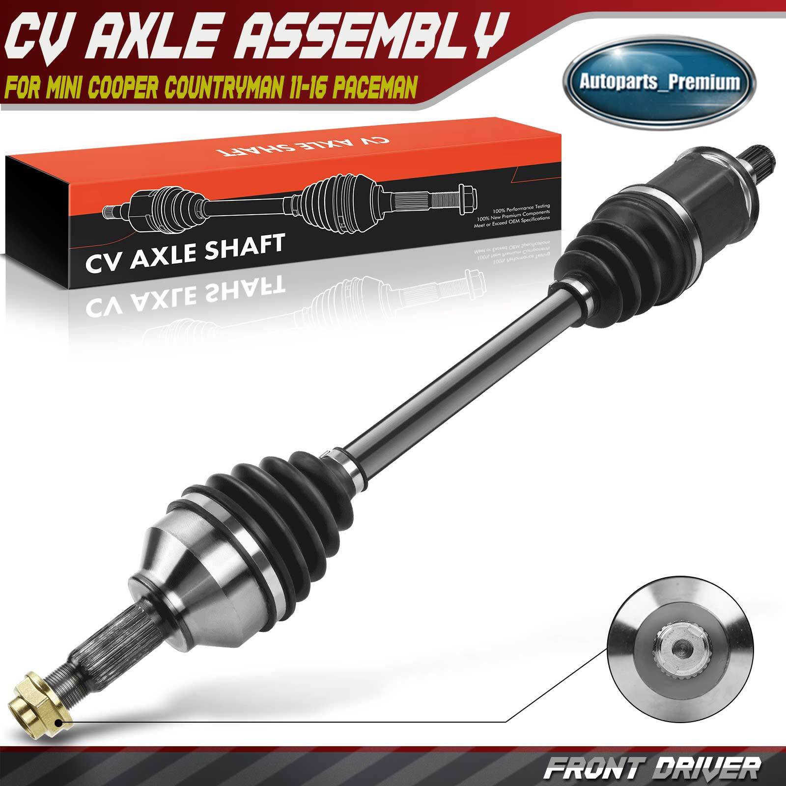 Front LH CV Axle Assembly for Mini Cooper Countryman 2011-2016 Paceman ...
