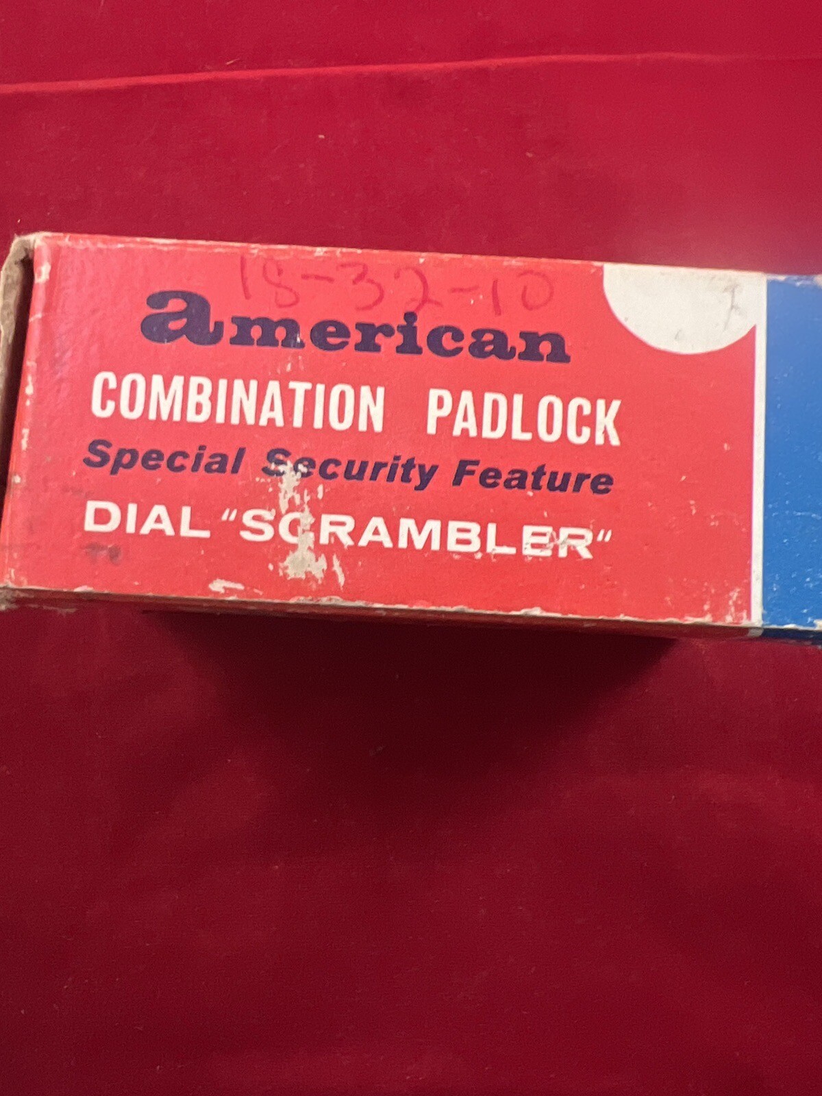 Vintage NOS American Combination Padlock Lock in Box Combination Tested ...