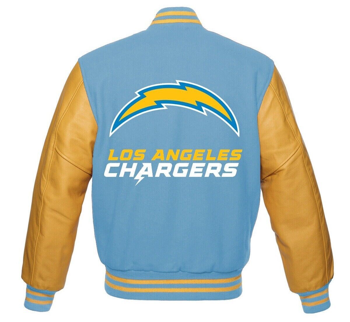 Los Angeles Charger NFL Varsity jacket wool body genuine Cowhide ...
