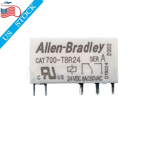 10Pcs General Purpose Relay For Allen-Bradley CAT 700-TBR24 5Pin 6A ...