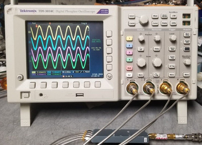 Tektronix TDS3034C Oscilloscope FULLY TESTED! Bright LCD, SPC OK, USB ...