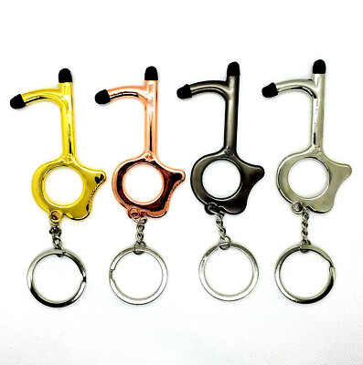 Touchless Tool AntimicrobialAlloy Hand Door Opener Elevator Button Key ...
