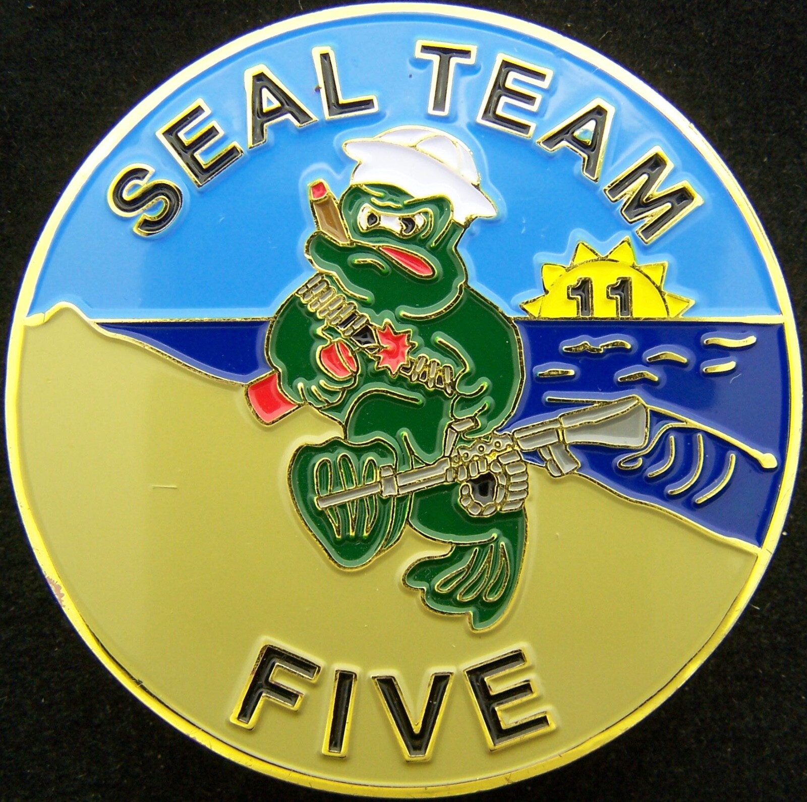 Naval Special Warfare NSW Unit Five SEAL Team 5 Challenge Coin | eBay