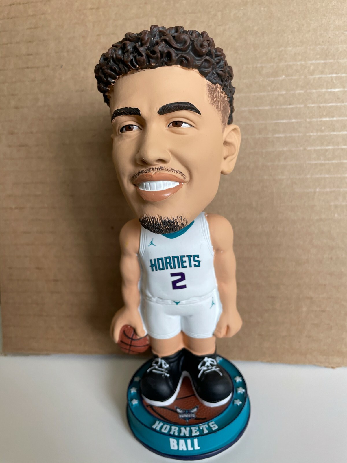 LeMelo Ball Charlotte Hornets FOCO LE Knucklehead Bobblehead NIB IN ...