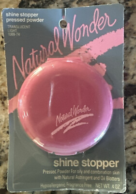 VTG Revlon Natural Wonders Shine Stopper Pressed Powder Translucent ...