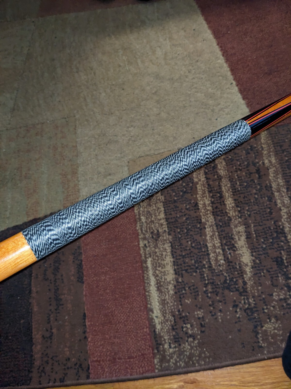 Spalding Linen Wrapped Pool Cue Stick 21oz. 57" Long 2 Pc Billiards ...