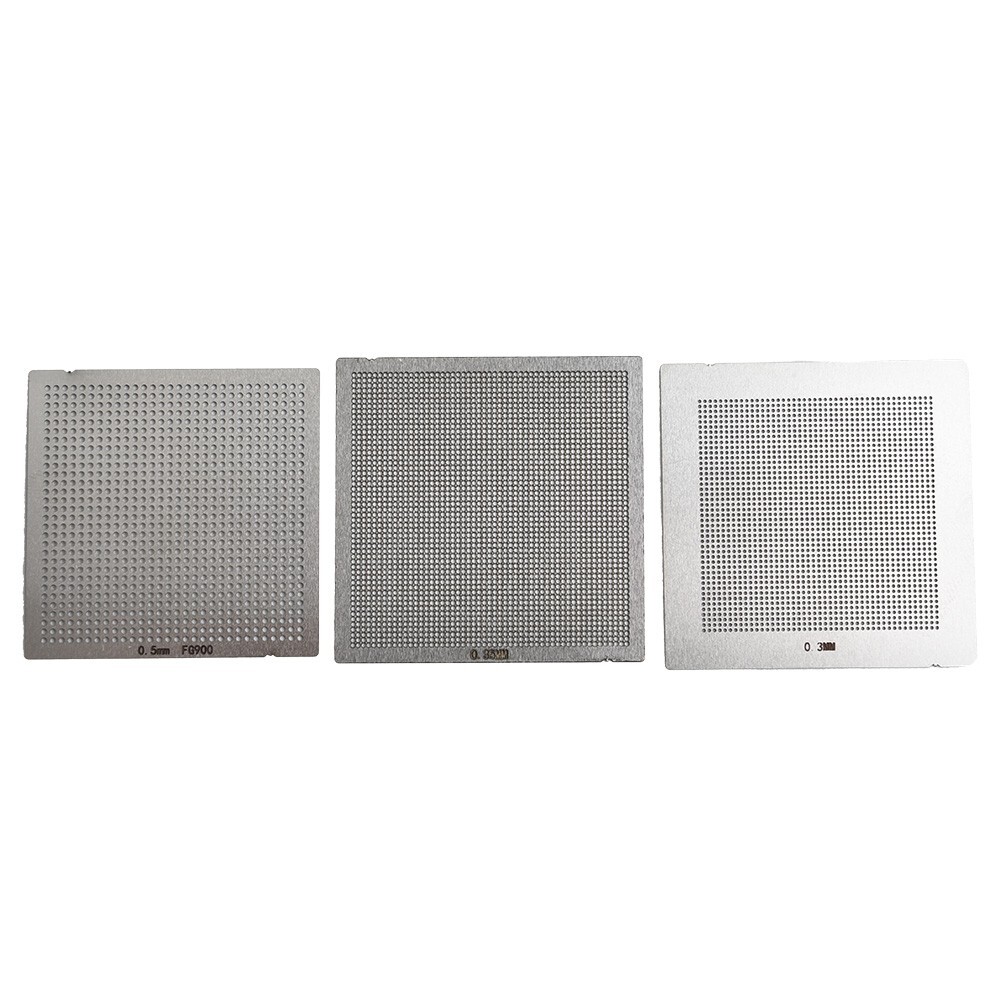 Pack Of 27 Universal BGA Reball Reballing Rework Net Stencil Directly ...