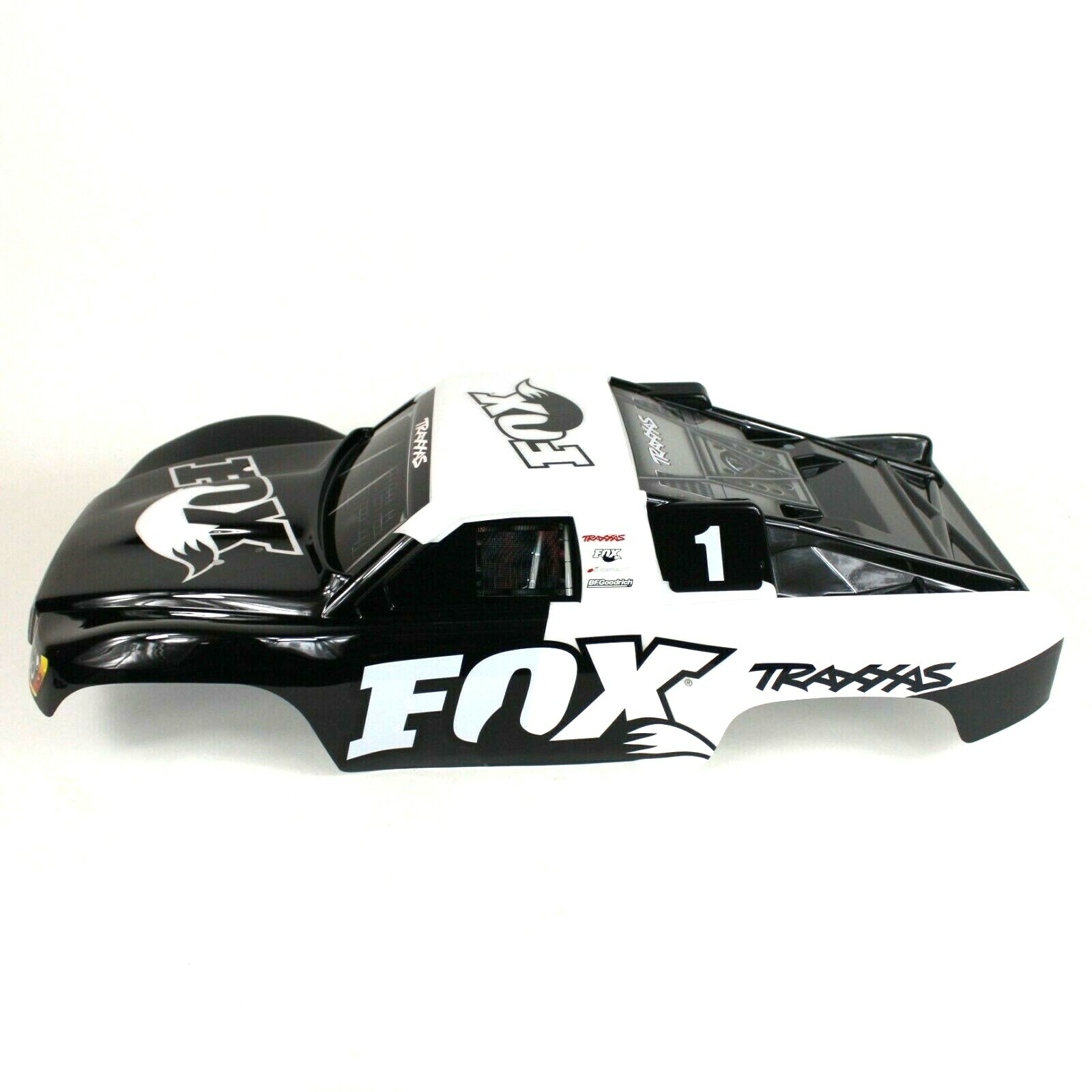 Traxxas Slash FOX Racing Body White 2WD Painted & Pre-Cut w/Decals 6849 ...