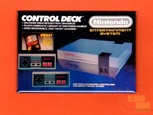 Nintendo Control Deck box art 2x3" fridge/locker magnet video game ...