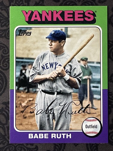 2010 Topps - Vintage Legends Collection #VLC-31 Babe Ruth - So Cool🔥🔥🔥 ...