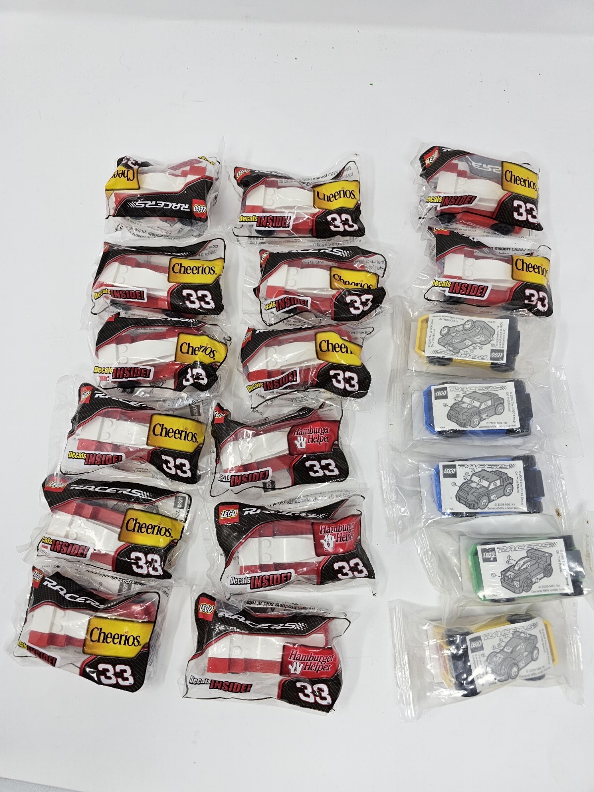 LEGO Racers Promo Cheerios Hamburger Helper Sealed Sets Racing Cars Lot ...