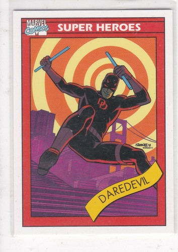 2015 UD Fleer Marvel Retro #7 Daredevil 1990 Impel Universe Comics ...
