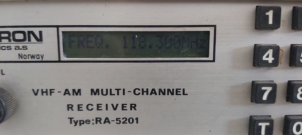 Jotron VHF- AM Air Band Multi - Channel Receiver Type: RA-5201 Make ...