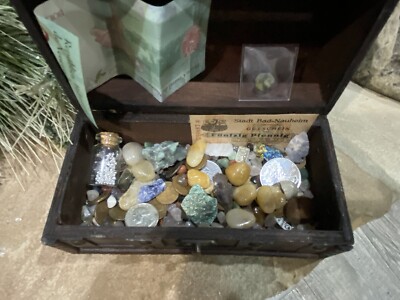 🔥Treasure Chest Silver Bar Coin Round Child Collector Box Birthday Gift ...