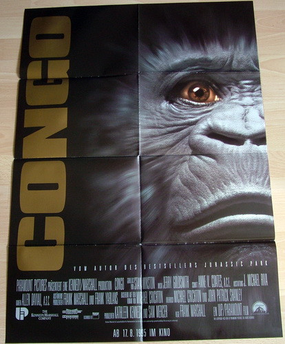 Tim Curry CONGO original Kino Plakat A1 Teaser 1995 | eBay
