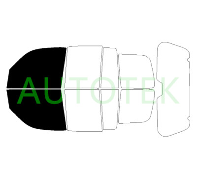 PreCut Film Front Two Door Windows Any Tint Shade For Jeep Liberty 2002 ...