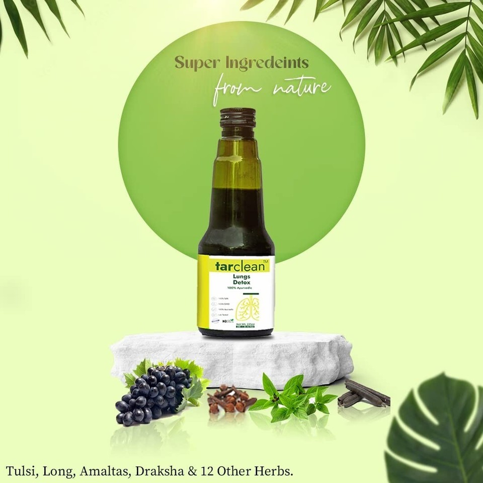 Tar Clean Lungs Detox For Smokers | Lungs Cleaner | lungs detox syrup ...