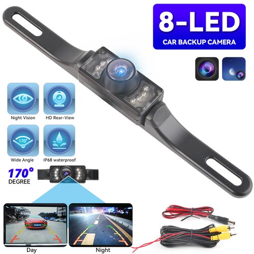 170° Car Rear View Reverse Backup Parking Camera HD Night Vision ...