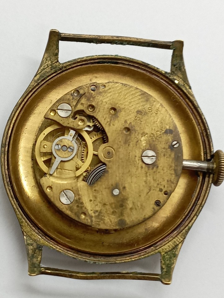 Vintage CIMIER Swiss Made Watch Rare Dial Hands Main Spring Stem Crown ...