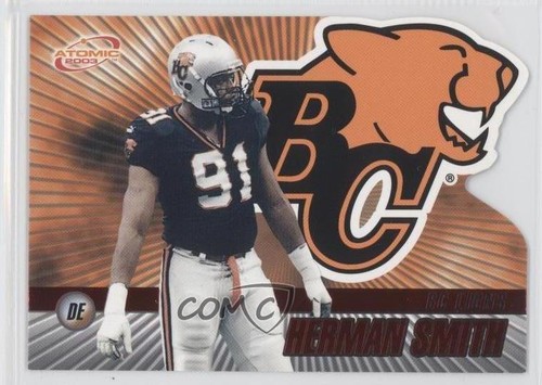 2003 Pacific Atomic CFL Red Herman Smith #10 | eBay