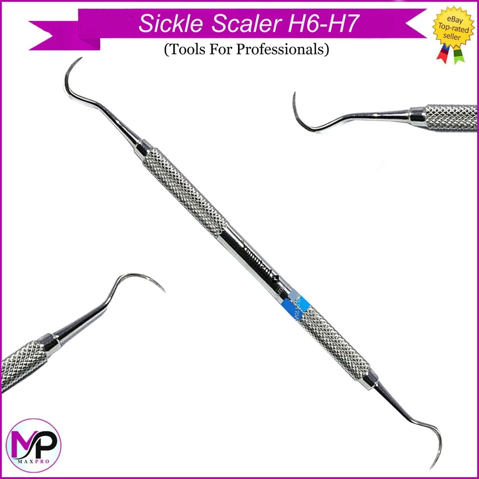 Dental H6-H7 Sickle Scaler for Professional Dental Hygiene Procedures ...