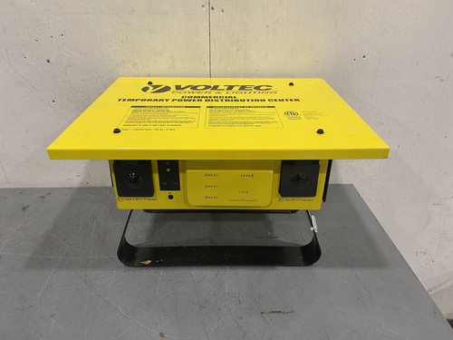 Voltec 125/250V 50 Amp Temporary Power Distribution Center, U-Ground T ...