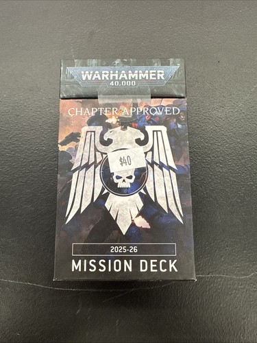 Warhammer 40k Chapter Approved: Mission Deck Cards 2025 - 2026 - Brand ...