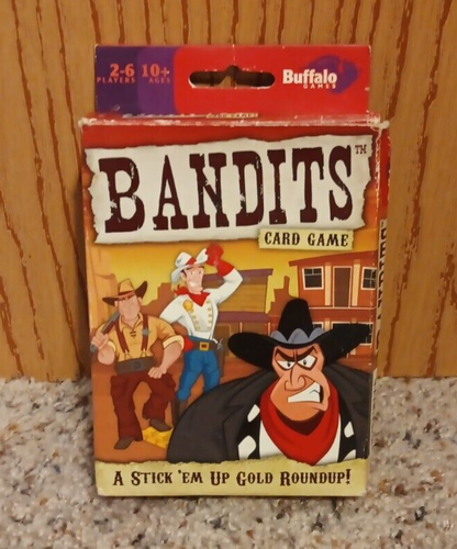 Bandits Card Game | Buffalo Games 2008 | A Stick Em Up Gold Roundup ...