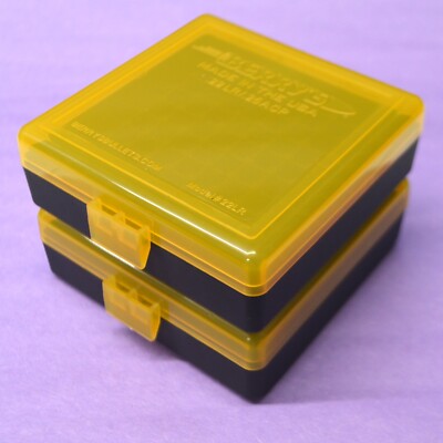 BERRY'S PLASTIC AMMO / Case / Storage 2 x 100 Round for .22LR / .25 ACP ...