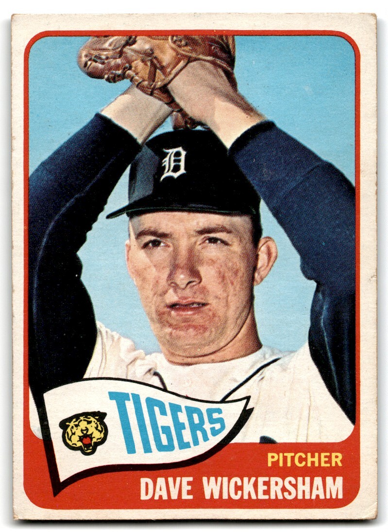 1965 Topps Dave Wickersham Baseball Cards #375 | eBay