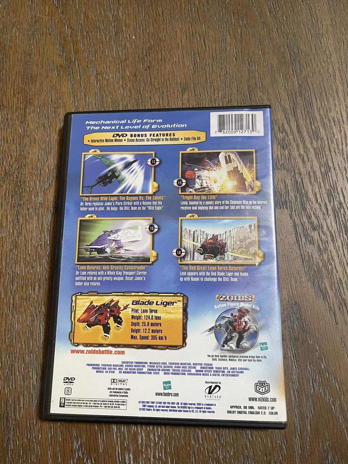 Zoids Vol. 4: The Supersonic Battle (DVD, 2003) 782009127130 | eBay