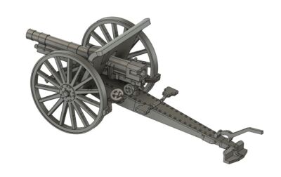 3D Printed 1/72/35/48/144 WWII German Krupp M1905 75mm Field Gun Model ...