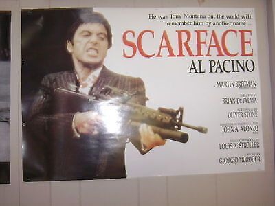 Lot of 10 scarface movie poster color Al Pacino Tony Montana machine ...