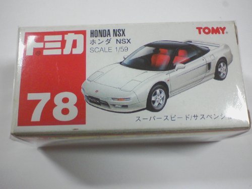 Tomica red box 78 new color NSX white SCALE 1/59 boxes TOMY red logo | eBay