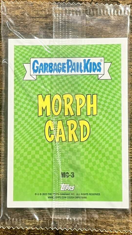 Garbage Pail Kids InterGOOlactic Mayhem 3D Morph Card Revved Up ROBERT ...