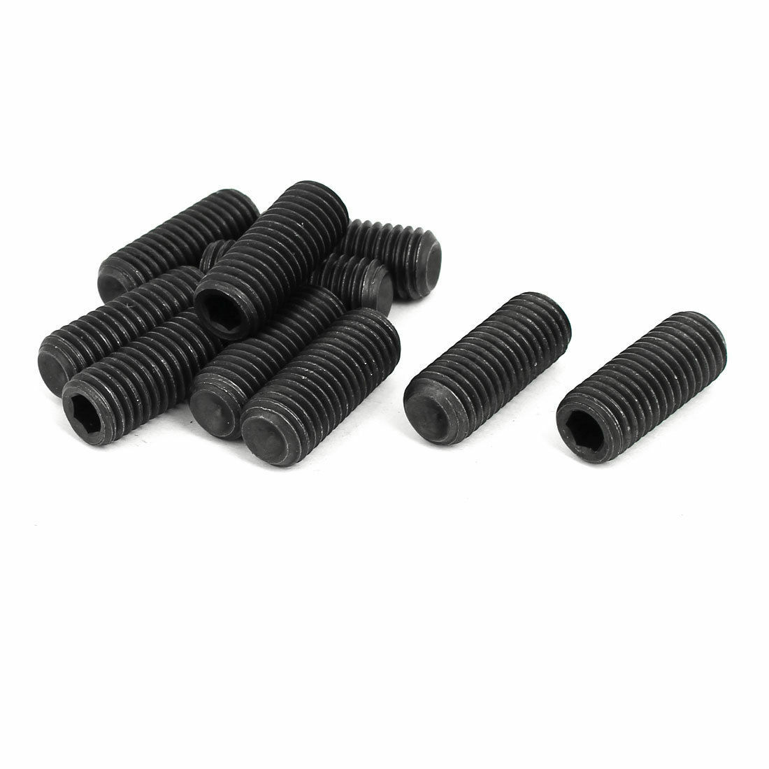 10 Pcs M3 x 10mm Set Screw Grub Screw Hex Socket - 3mm D x 10mm L x 0 ...