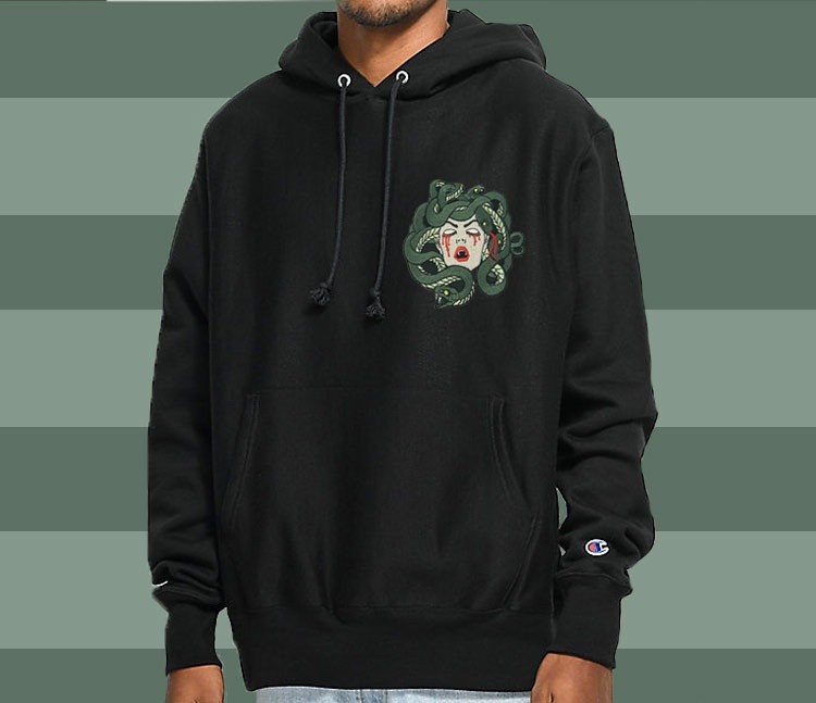 Medusa patch EMBROIDERED Iron On Patches appliques transfers Badges ...