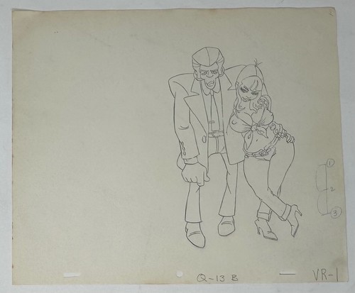 Ralph Bakshi Hey Good Lookin Original Production Sketch Art Animation ...