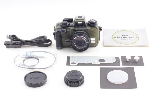 ⏯[Almost Unused] Nikon Nikonos V Olive Green Camera UW 35mm F2.5 Lens ...