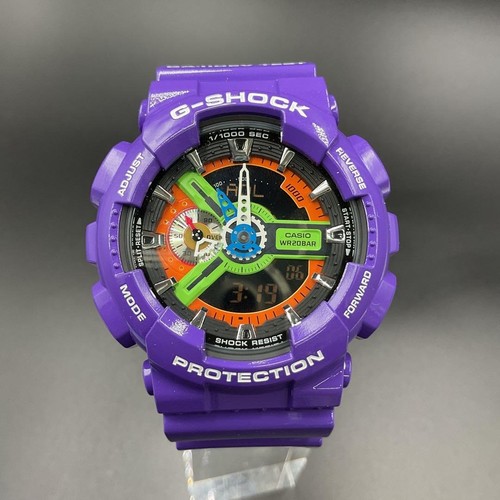 CASIO G-SHOCK x EVANGELION GA-110EV-6AJR Purple EVA Unit 01 Limited model Japan | eBay