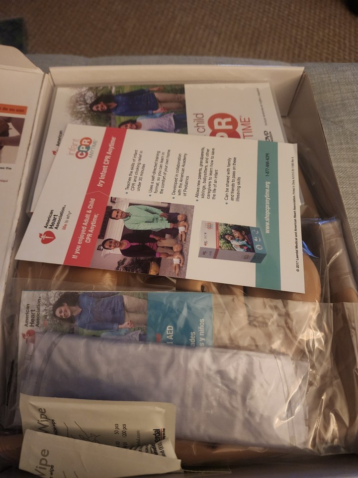 CPR ANYTIME TRAINING KIT ~ American Heart Association ~ Adult and Child ...