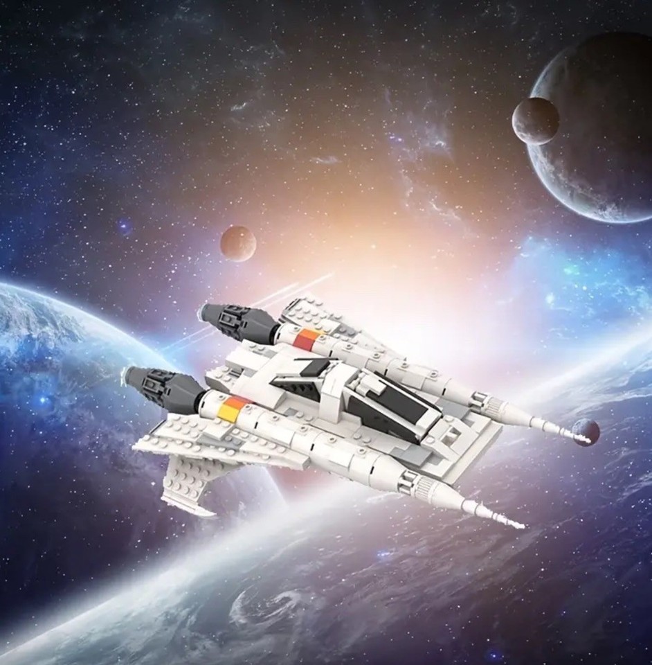 Buck Rogers Thunderfighter StarFighter 553pcs MOC Building Blocks Set ...