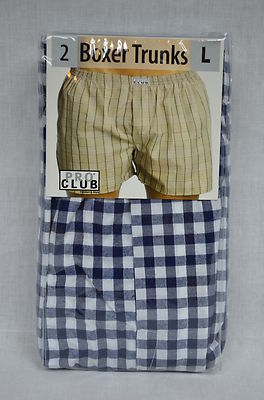 2 NEW PROCLUB BOXER TRUNKS MEN COLOR UNDERWEAR SHORTS PRO CLUB S-7XL ...