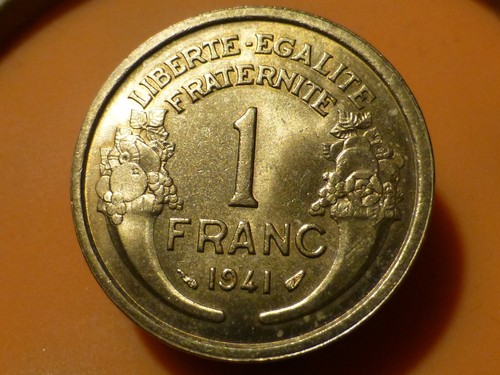 1 FRANC - MORLON (Br/Alu) - 1941 - RARE QUALITE SUP+ à SPL ! | eBay