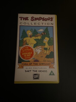 The Simpsons Collection Call Of The Bart The Genius VHS Video Tape Rare ...